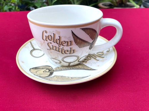 HARRY POTTER Golden Snitch Large CUP & SAUCER Rare | eBay Australia