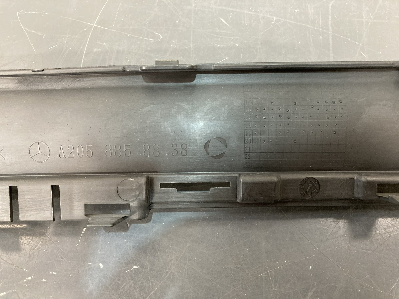 MERCEDES C Class C205 Coupe AMG Rear Bumper Diffuser 2015 to 2018 ...