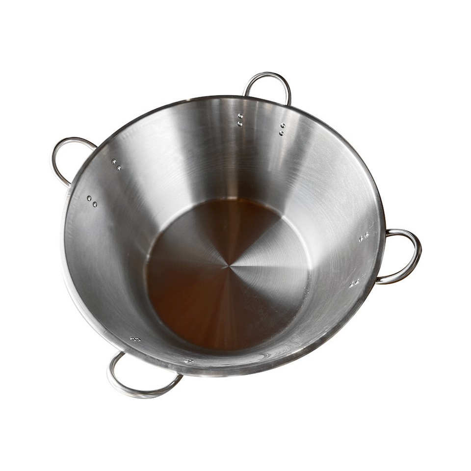 XXL 32'' Carnitas Cazo Stainless Steel Caso Pot Pan Wok Gas Stove ...