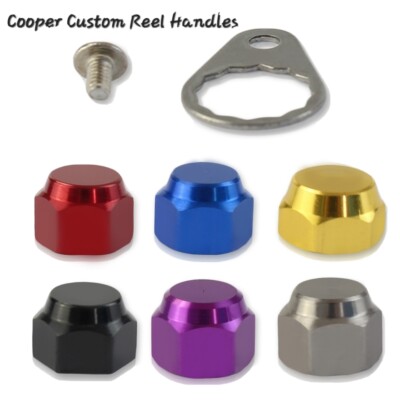 Abu Garcia Daiwa Lews Shimano Custom Baitcasting Reel Handle Nut Caps ...