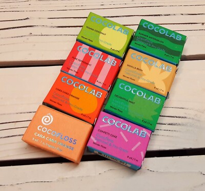 8 Pack COCOFLOSS Coco Floss Coconut Woven Dental Floss | eBay