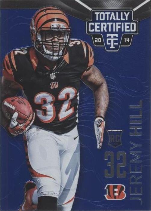 2014 Panini Totally Certified - Jeremy Hill #167 Platinum Blue /50 (RC ...