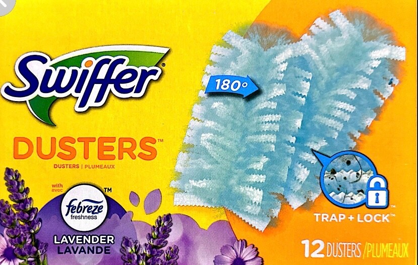 Swiffer Dusters, Lasting Freshness Febreze Lavender Scent, Blue 12 Ct ...