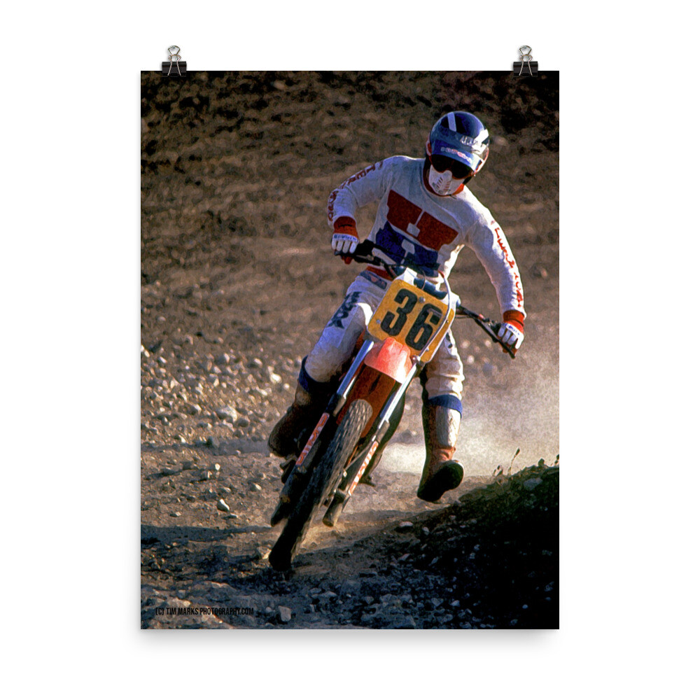 Danny Magoo Chandler 36 Honda Saddleback Motocross MX Moto Poster | eBay