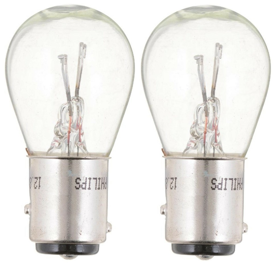 Philips LongerLife 2357 28.5/8.3W Two Bulb Stop Brake Light Replacement ...