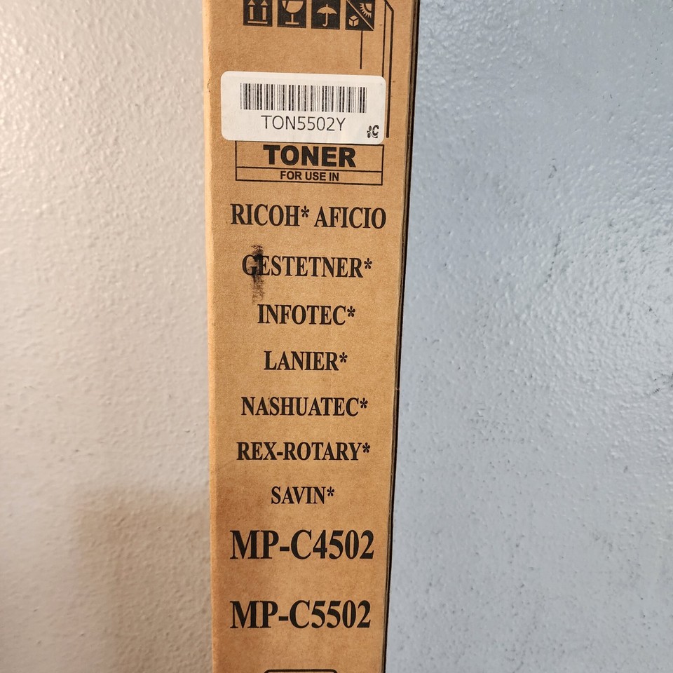 Ricoh 841752 841680 Compatible Yellow Toner MP C4502 C5502 New Boxed ...
