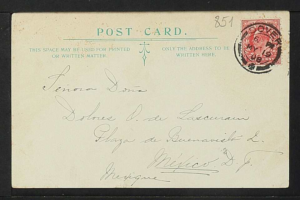 UK, ENGLAND 851-KENT -Hotel Burlington Dover(1908)(Undivided Back(c ...