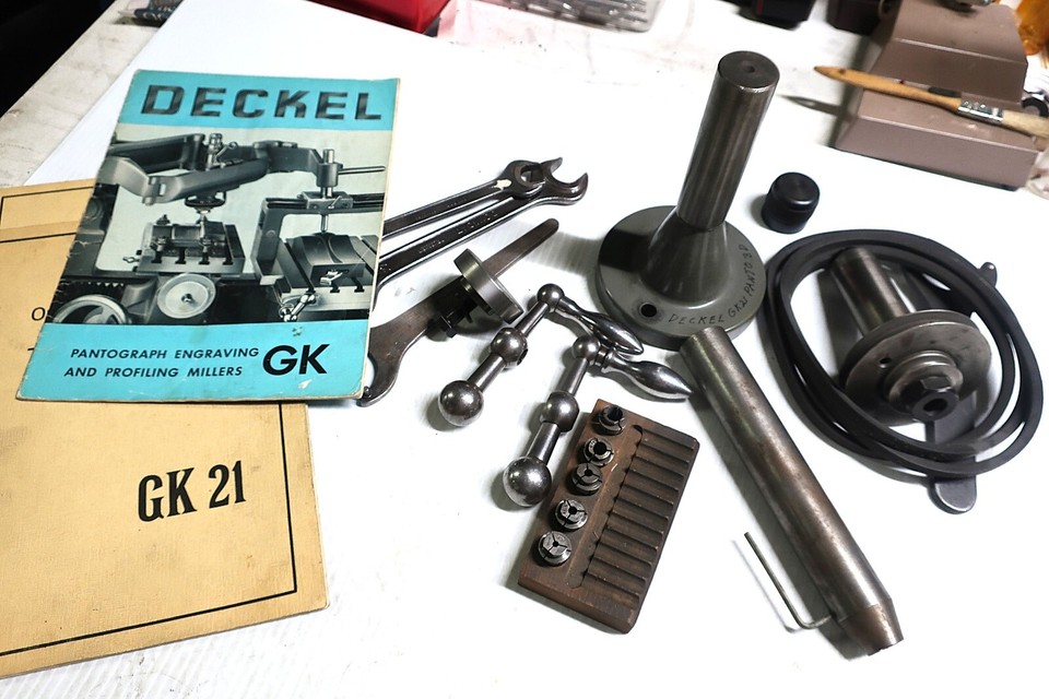Deckel GK21 3D Pantograph 3ph 220V stylus colletts rough milling ...