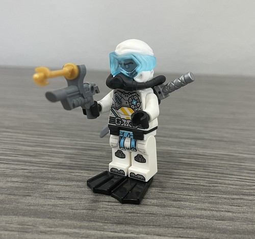 LEGO Ninjago SCUBA ZANE SEABOUND MINIFIGURE With Weapons from 71754 ...