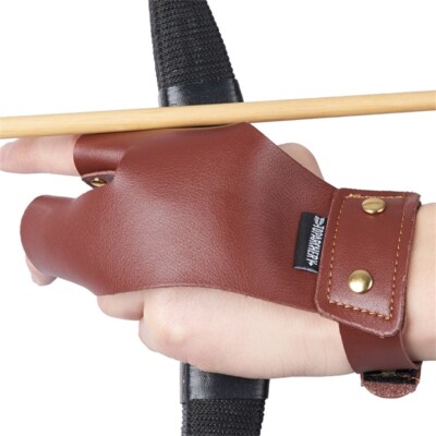 Handmade Archery Finger Guard Protector for Hunting Shooting Glove Bow ...