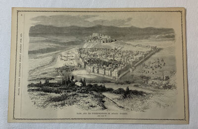 1878 magazine engraving ~ KARS AND ITS FORTIFICATIONS IN ASIATIC TURKEY ...