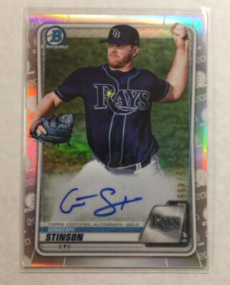 2020 Bowman Chrome Graeme Stinson #CPA-GST Auto 375/499 | eBay