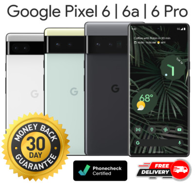 Google Pixel 6 | 6a | 6 Pro - 128GB - Unlocked Verizon AT&T T-Mobile ...