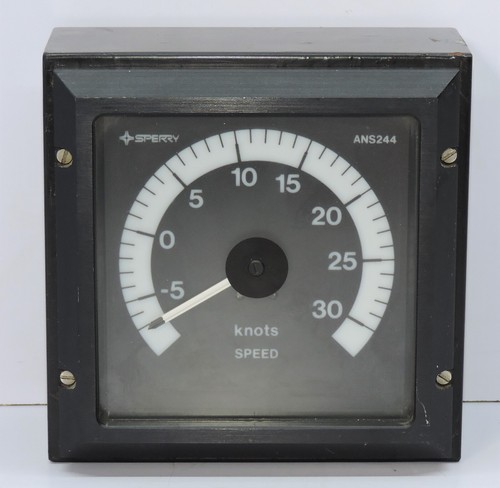 SPERRY ANS244 SPEED LOG ANALOG INDICATOR | eBay Australia