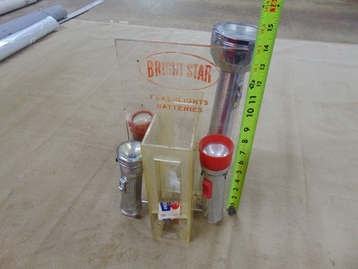 Vintage Bright Star Flashlights Bright Star Flashlight No 2618