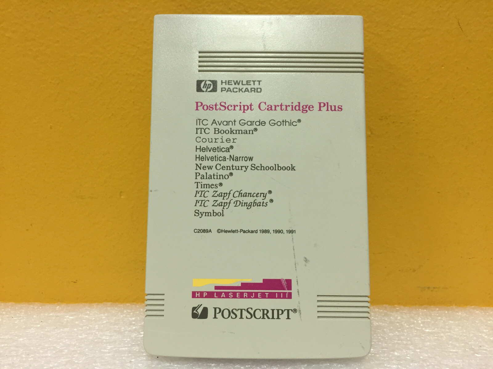 HP C2089A 35 Fonts, For Use with Laserjet III Series PostScript ...