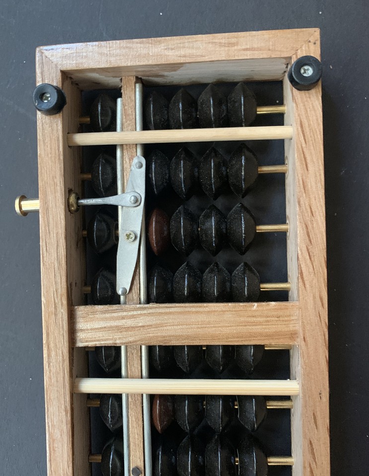 17 Digit Rods Wooden Abacus Soroban Chinese Japanese Calculator ...