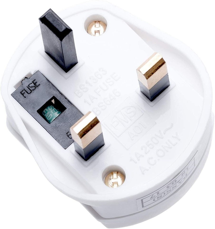 1x UK for Shaver Adapter Fused Electric Plug for Shaving Epilator ...