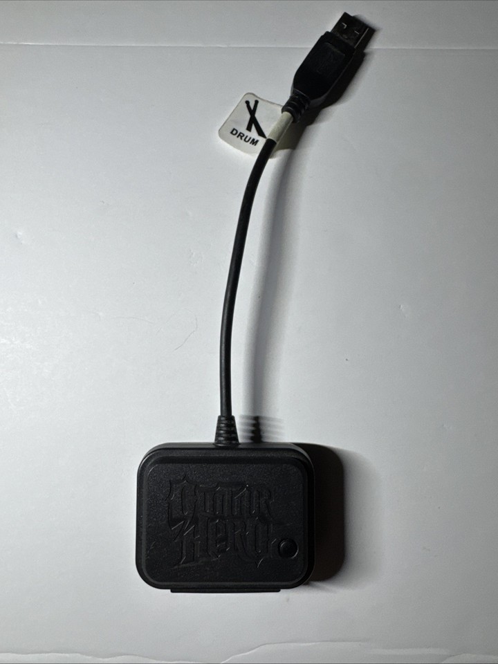 Guitar Hero Drum Wireless Dongle Receiver for Playstation 3 Red Octane ...