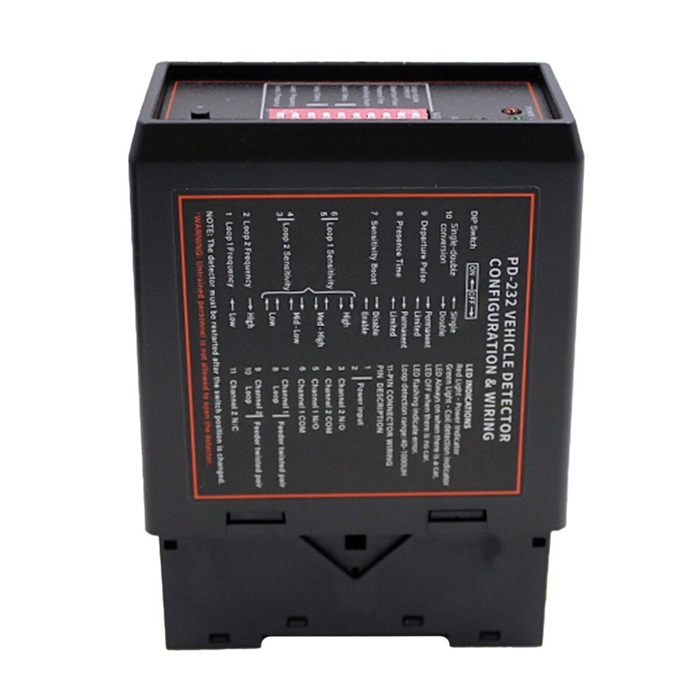 Dual Channel Vehicle Loop Detector Sensor PD232 for Gate and Traffic Systems | eBay