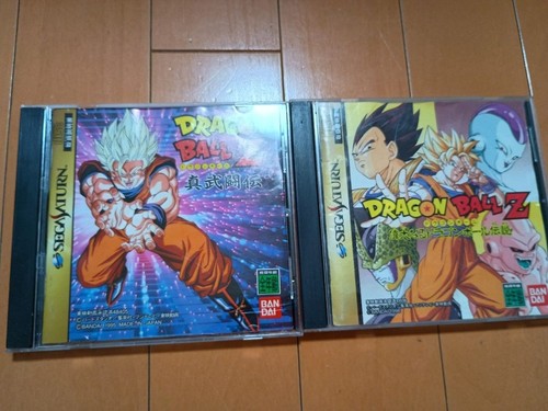 Lot 2 Dragon Ball Z Shin Butouden Legend Sega Saturn SS Used Game Good ...