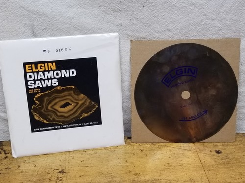 Elgin Diamond Saw Solid Copper 6" NEW Lapidary Rock Polishing | eBay