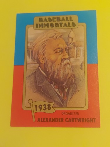 1980-87 SSPC Baseball Immortals, Alexander Cartwright, Card #15, HOF | eBay
