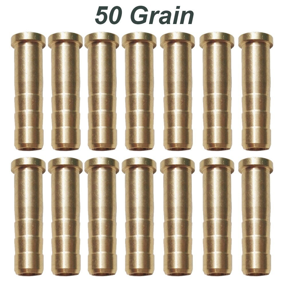 12Pcs 50-100gr Heavy Weight Arrow Brass Inserts Base Archery ID6.2mm ...