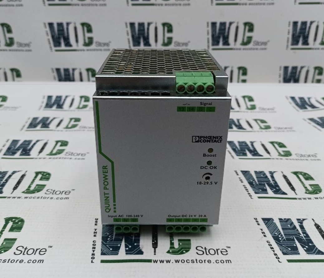 QUINT-PS/1AC/24DC/20 REV 03 2866776 PHOENIX CONTACT POWER SUPPLY UNIT ...