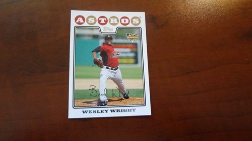 2008 TOPPS # 361 WESLEY WRIGHT BASEBALL CARD | eBay