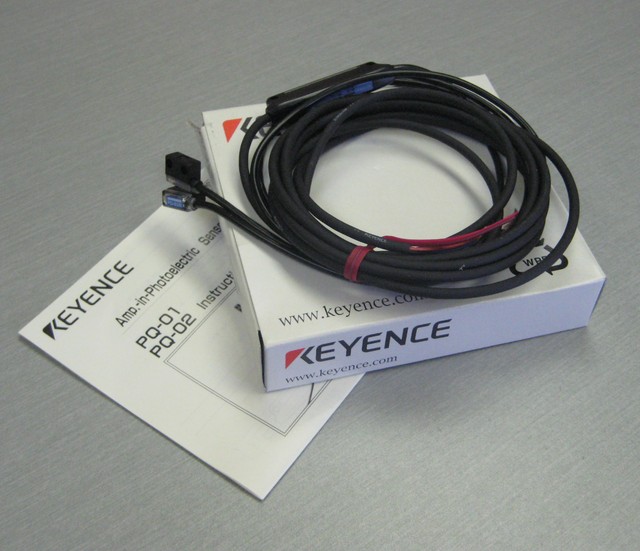 Keyence PQ-02 Photoelectric throughbeam sensor with built in amp | eBay