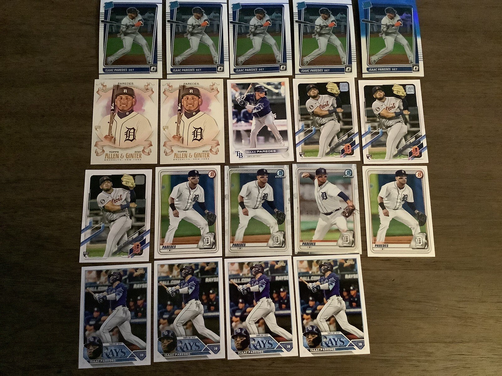 Isaac Paredes Lot of Nineteen Cards | eBay