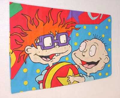 Rug Rats Standard Pillowcase 1997 Nickelodeon Jr Vintage Good Condition ...