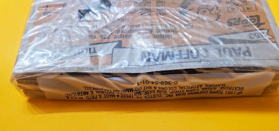 1981 Topps Football Cello Pack / Montana Rookie Year - See Details on ...