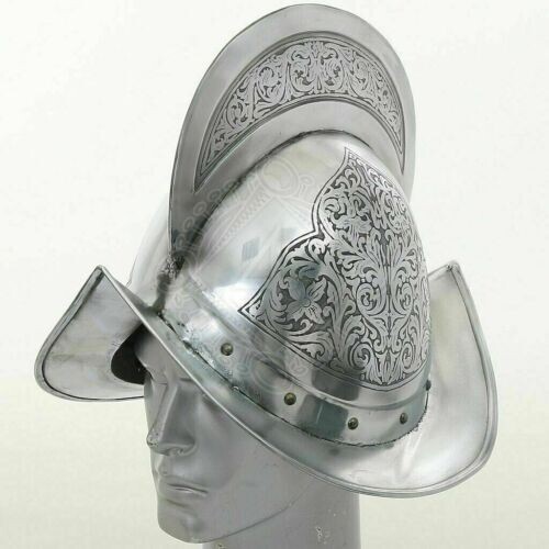 Spanish Marion Helmet Medieval Armor Conquistador Costume 18ga Helmet ...