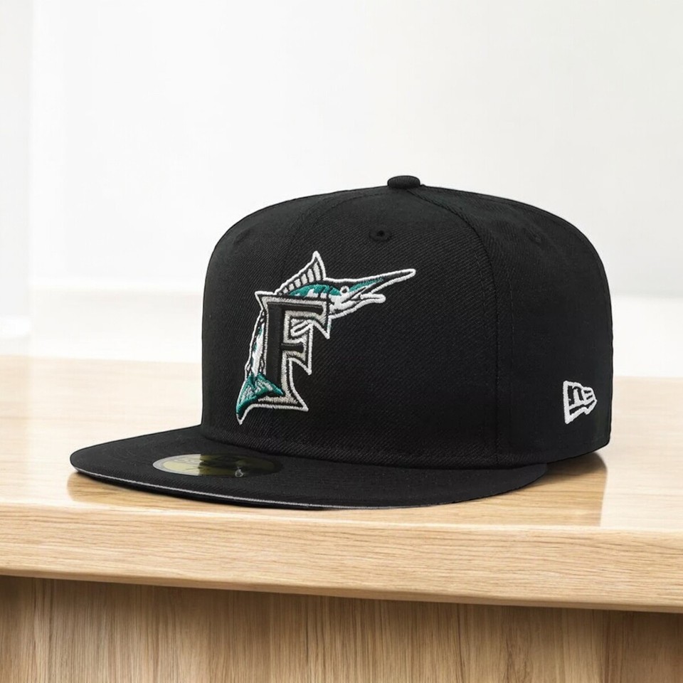 Florida Marlins MLB Cooperstown Collection New Era 59FIFTY Fitted Cap ...