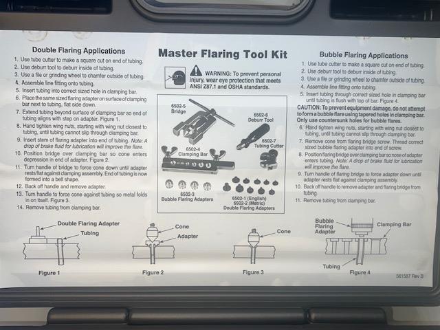 New OTC / BOSCH No. 6502 18pc Master Flaring Tool Kit Standard and ...