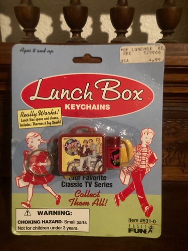 Basic Fun Happy Days Lunch Box Key Chain 531-0 1998 New In Package | eBay