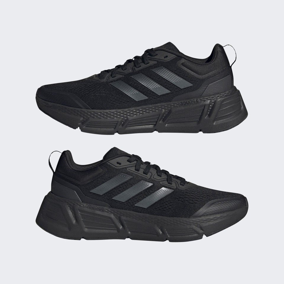 Adidas NEO Questar [GZ0631] Men Running Shoes Core Black / Carbon ...