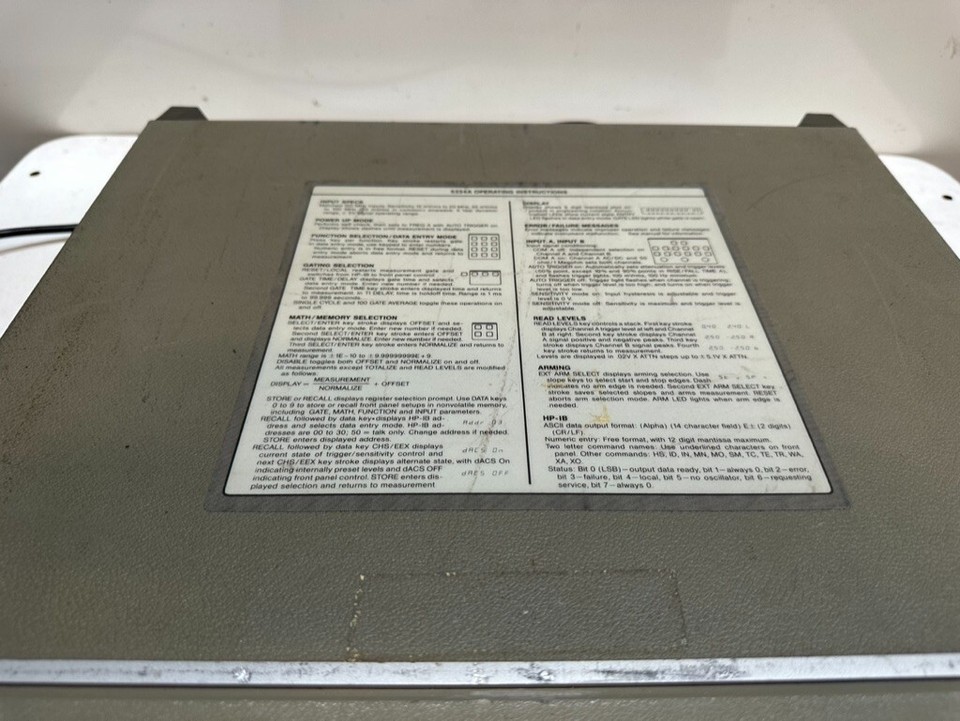 HP 5334A UNIVERSAL COUNTER PARTS SALE | eBay