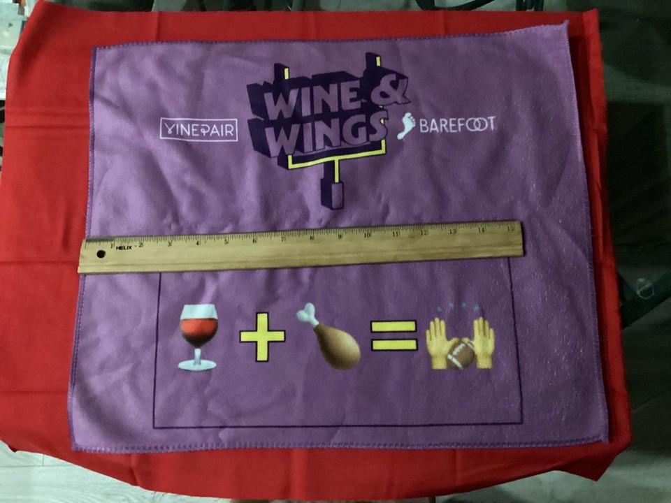 Barefoot Wine Promo cloth placemat | eBay