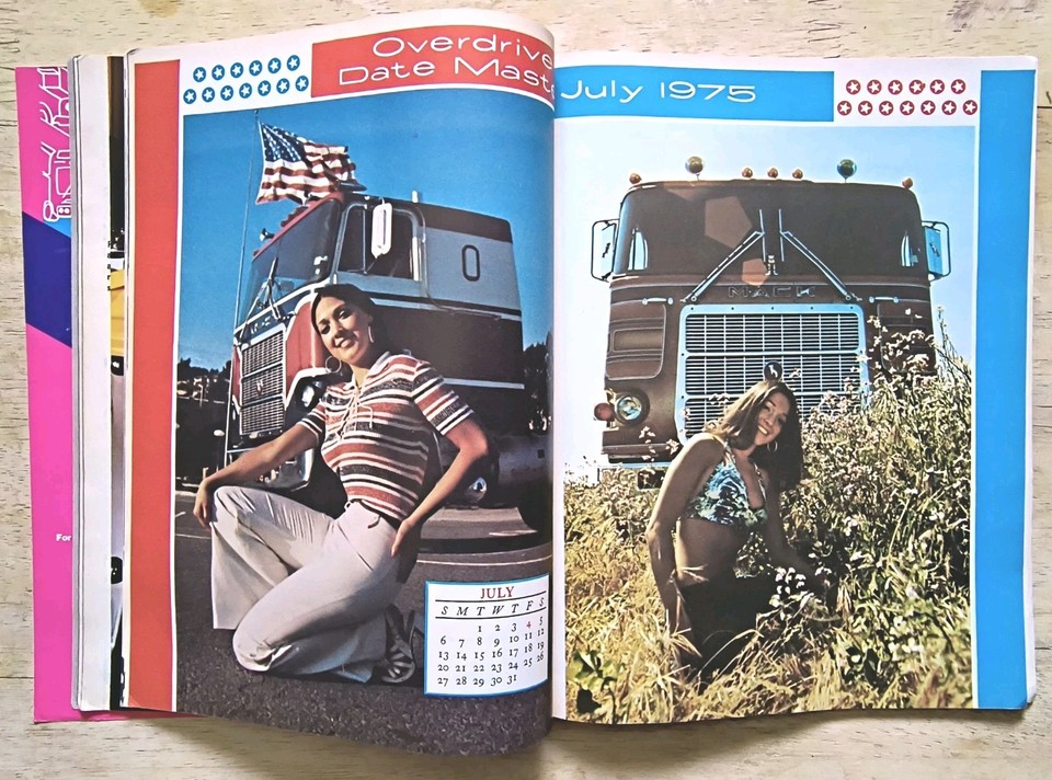 Overdrive Magazine Jul 1975 Truck Semi Advertising Trucker Picture ...