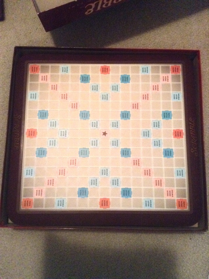 SCRABBLE DELUXE TURNTABLE 2001 PARKER BROS. 100% COMPLETE | eBay