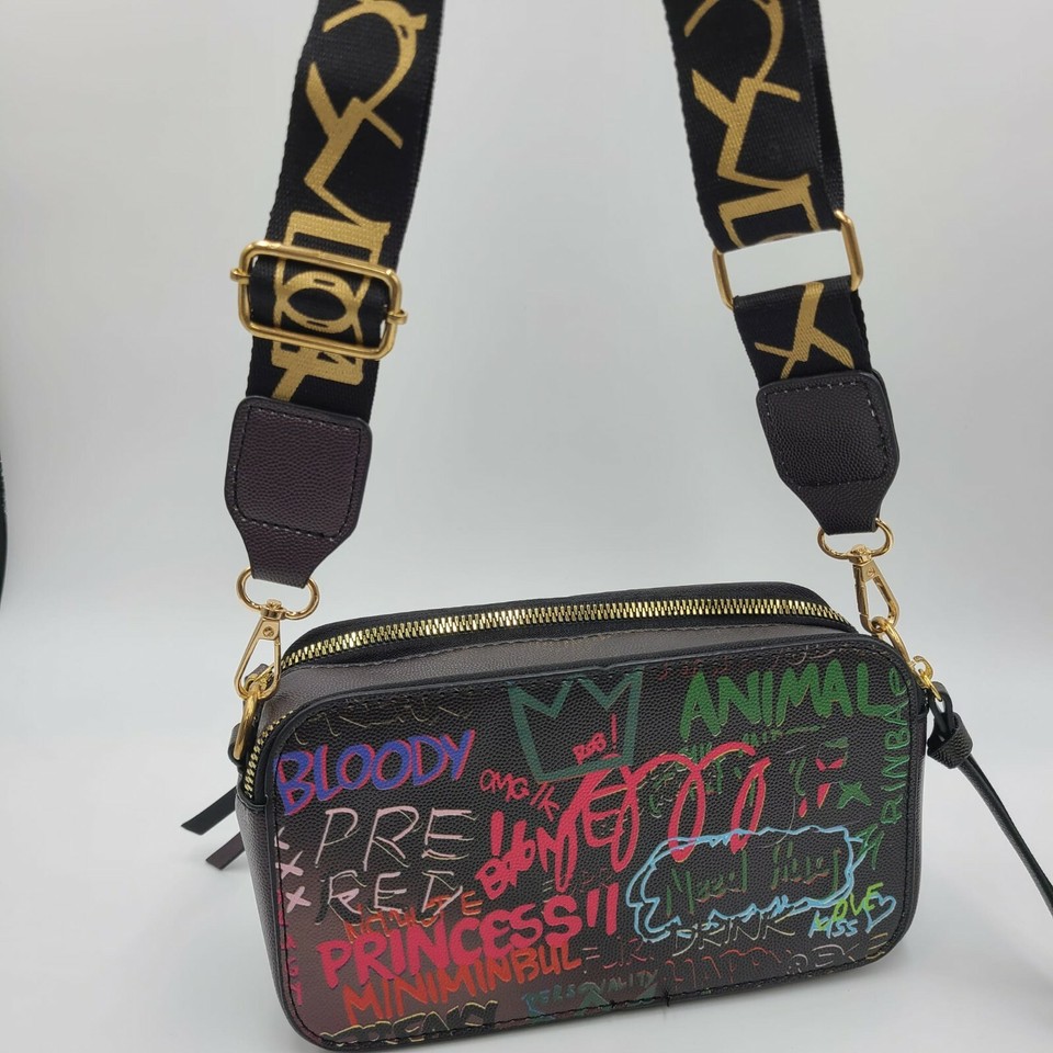 Graffiti Print Purse Handbag | eBay