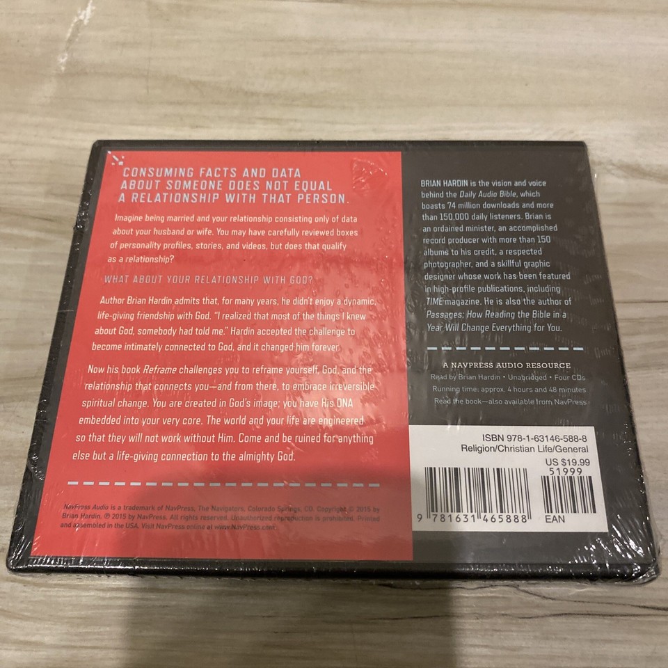 Reframe : From the God We've Made ... to God with Us by Brian Hardin (2015,... 9781631465888 | eBay