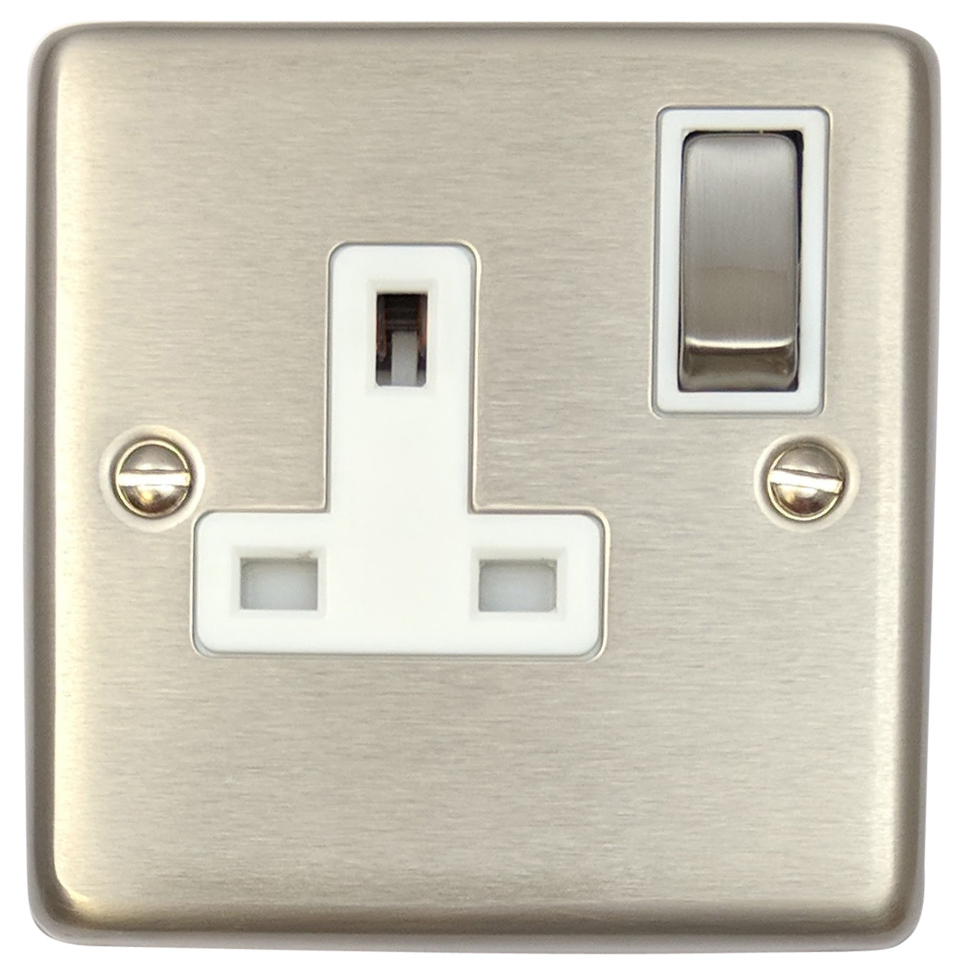 Brushed Stainless Steel CSS2 Light Switches, Plug Sockets, Dimmers ...