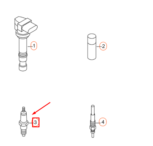 Volkswagen EOS Spark Plug 'Longlife' 101905620 | eBay Australia
