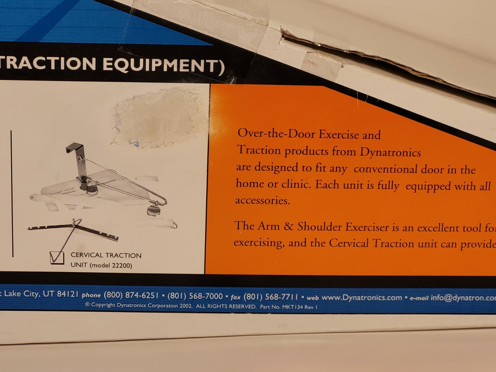 Dynatronics Over The Door Exercise & Cervical Traction Equipment NIB | eBay