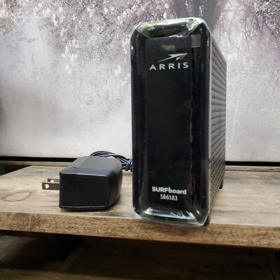 ARRIS SB6183 Surfboard 16x4 DOCSIS 3.0 Cable Modem - Black 612572213124 ...