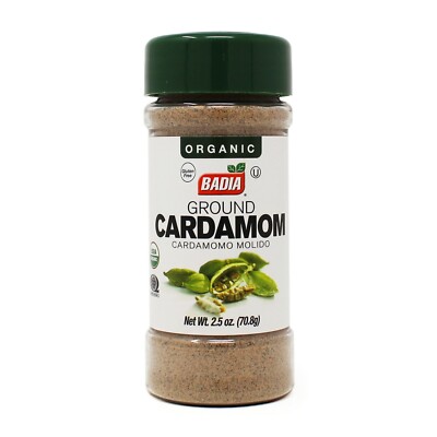 2.5 oz Jar Badia Organic Ground Cardamom/Powder/Cardamomo/Organico/Polvo/Molido | eBay